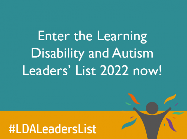 Learning Disability and Autism Leaders’ List 2022 – Learning Disability ...